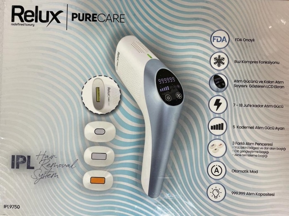 Relux IPL9750 Purecare 1.000.000 Atım IPL Lazer Epilasyon Cihazı Fiyatı, Yorumları - Netavantaj