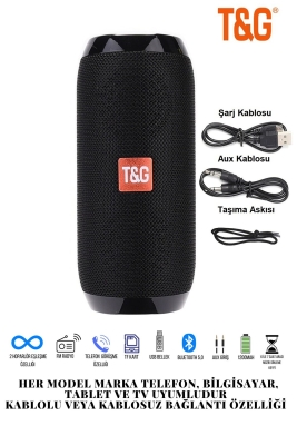 T&G TG-117 Bluetooth Taşınabilir Hoparlör Ses Bombası Lacivert Fiyatı ...