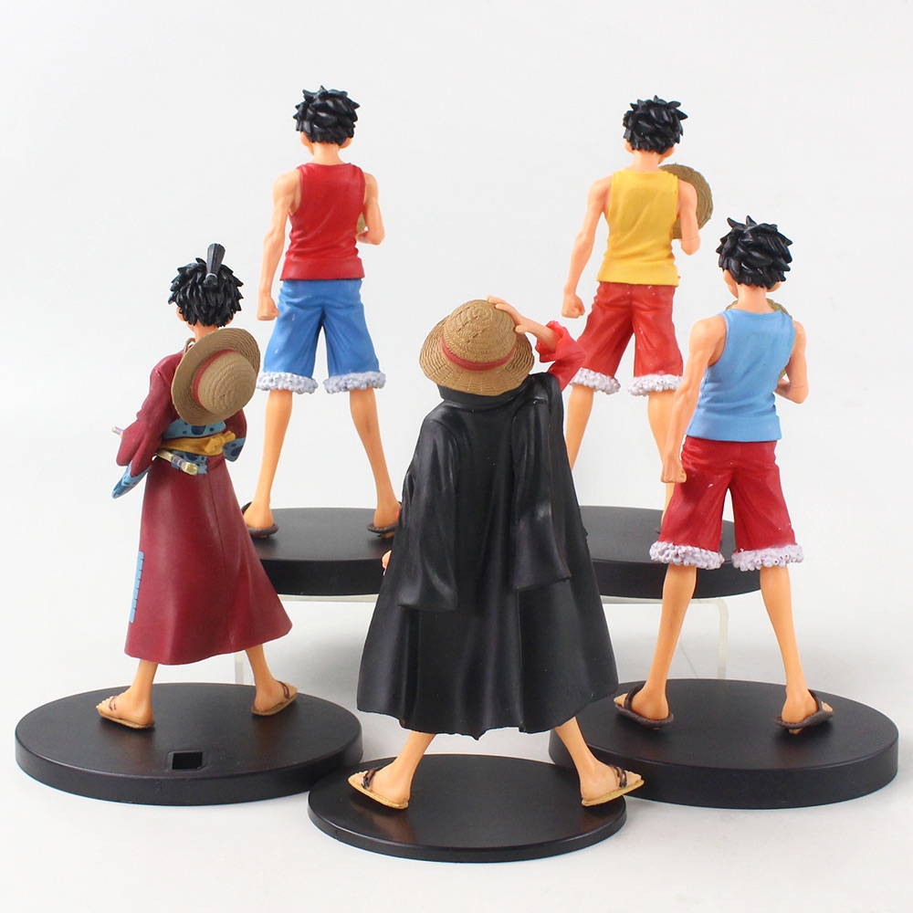 Anime One Piece Monkey D. Luffy Portgas Ace Mayo Nami 5'li Aksiyon ...