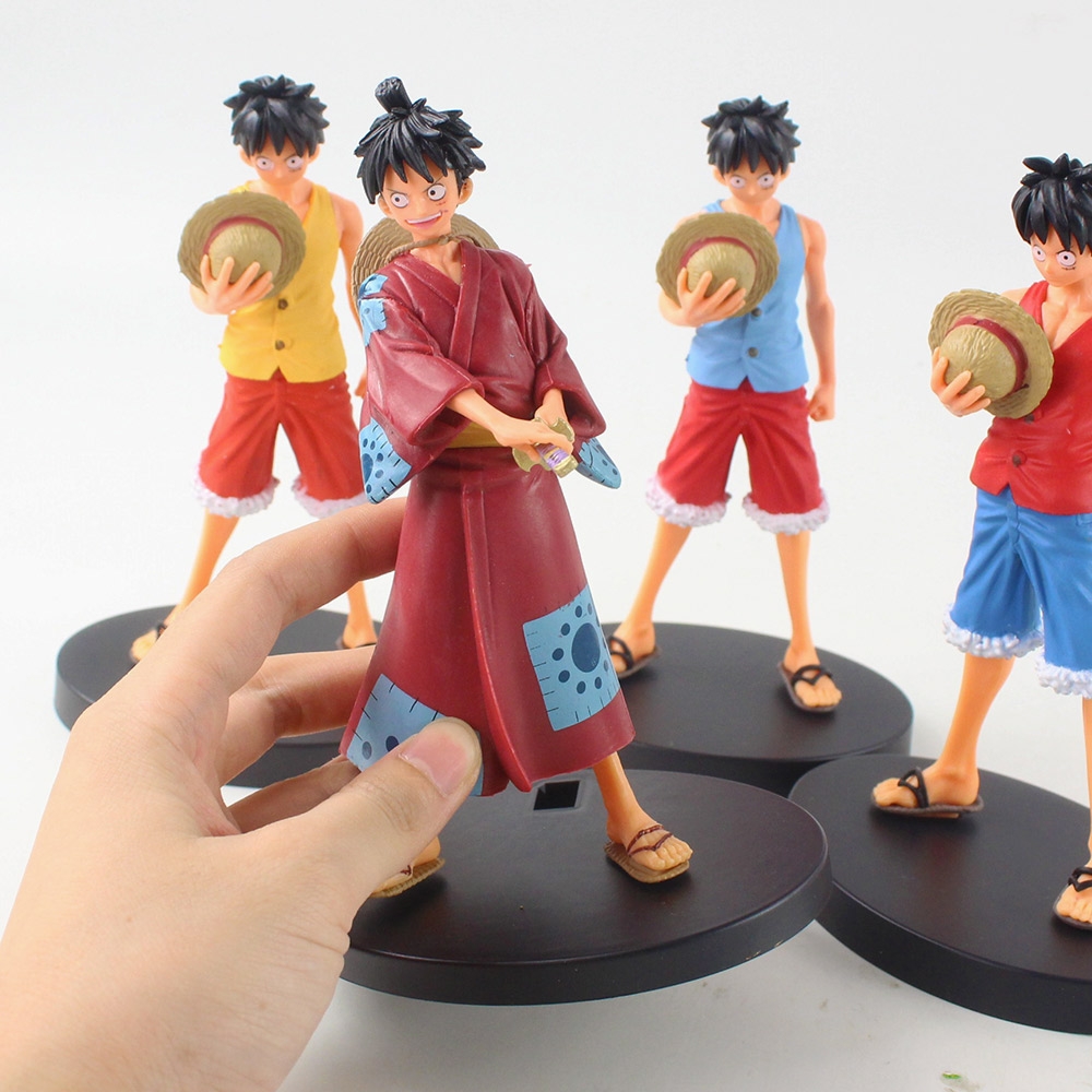 Anime One Piece Monkey D. Luffy Portgas Ace Mayo Nami 5'li Aksiyon ...