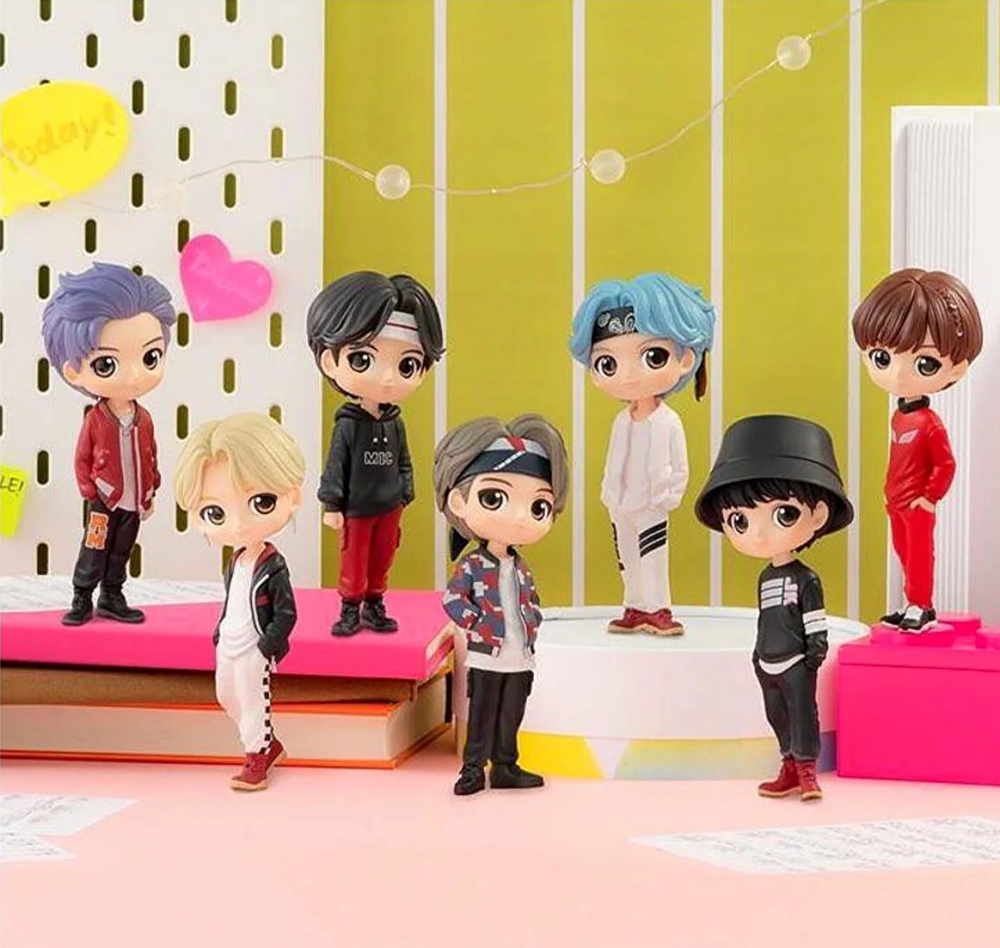 K-Pop BTS Grubu Karakter Aksiyon Figür Seti 7 Adet Fiyatı, Yorumları ...