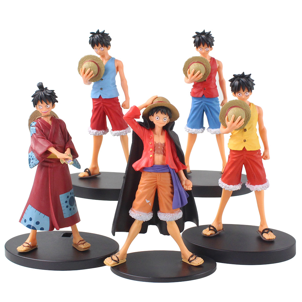 Anime One Piece Monkey D. Luffy Portgas Ace Mayo Nami 5'li Aksiyon ...
